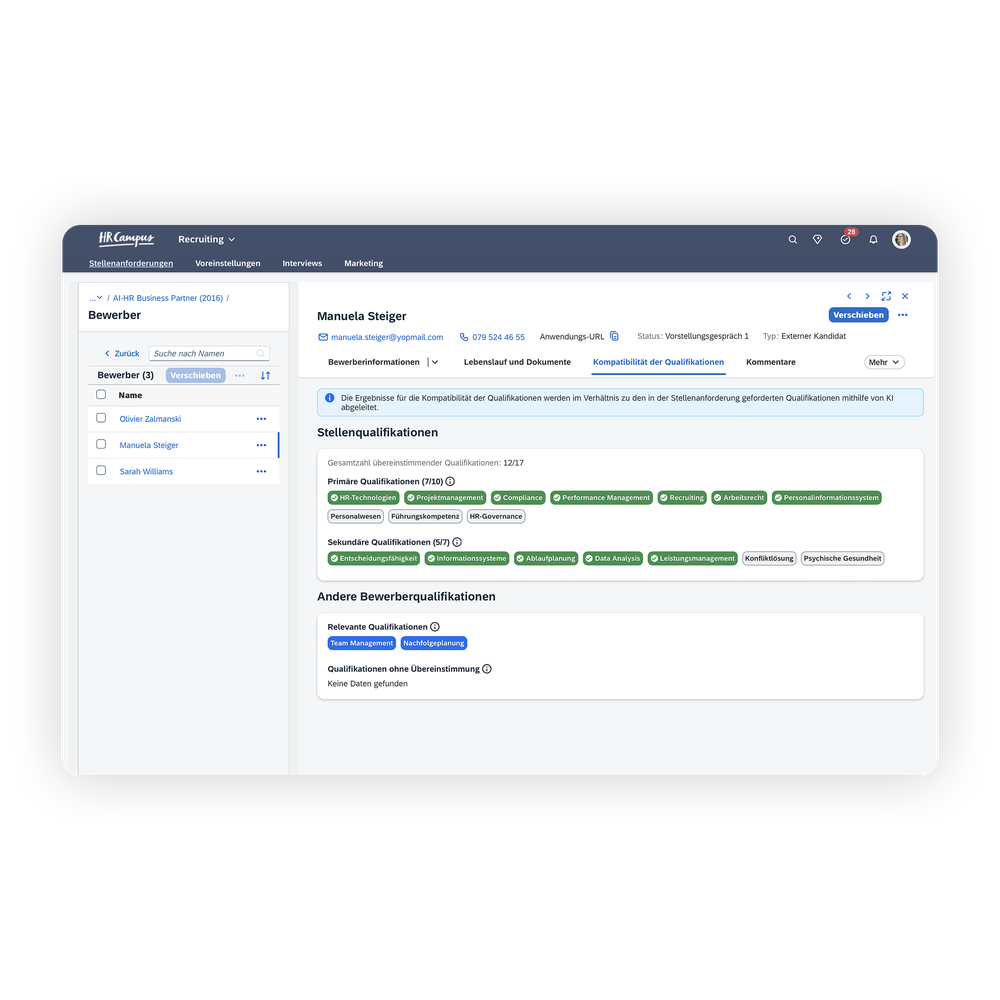 SAP SuccessFactors für dein Unternehmen - mit HR Campus
