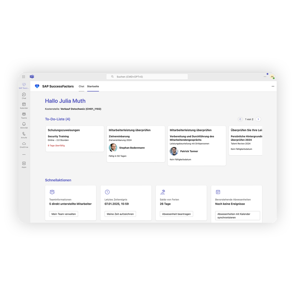 SAP SuccessFactors Learning – Schulungsmanagement Software