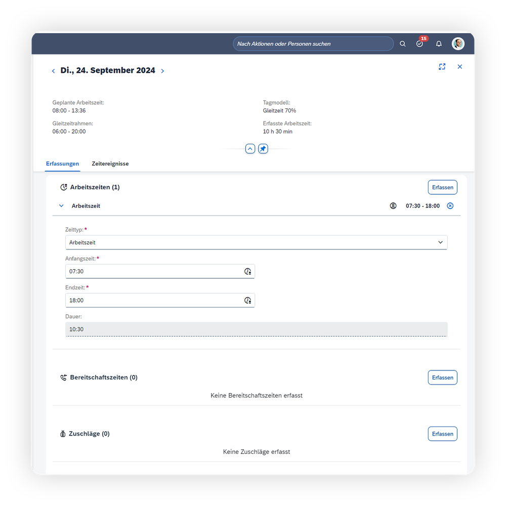 SAP SuccessFactors Time Tracking | HR Campus